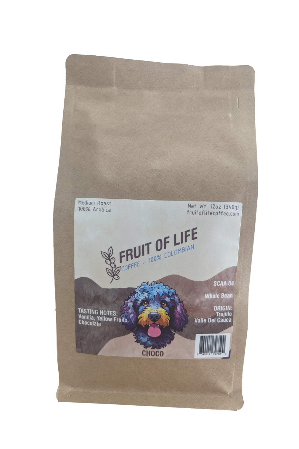 Choco - Vanilla, Chocolate & Yellow Fruits Coffee – Fruit of Life Coffee